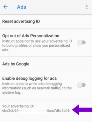 How to find my GAID (Google Advertising ID)? – PSafe Support